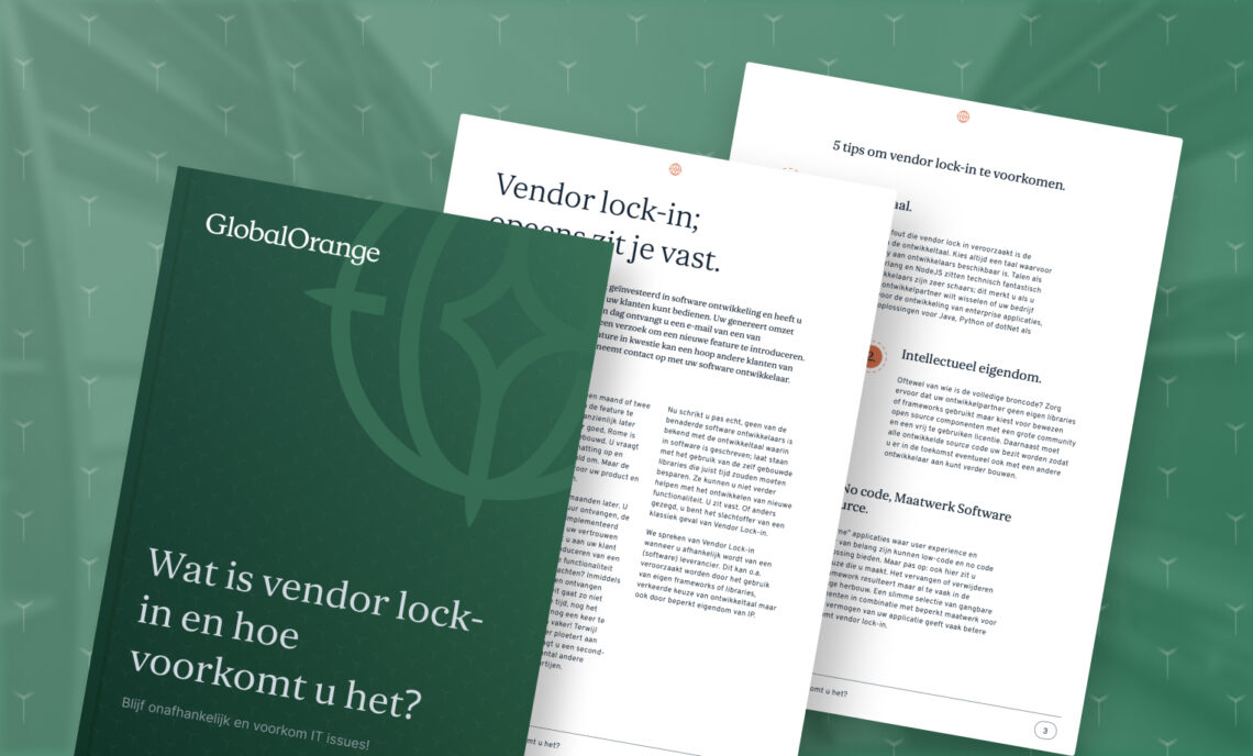 Voorkom Vendor lock-in in software ontwikkeling